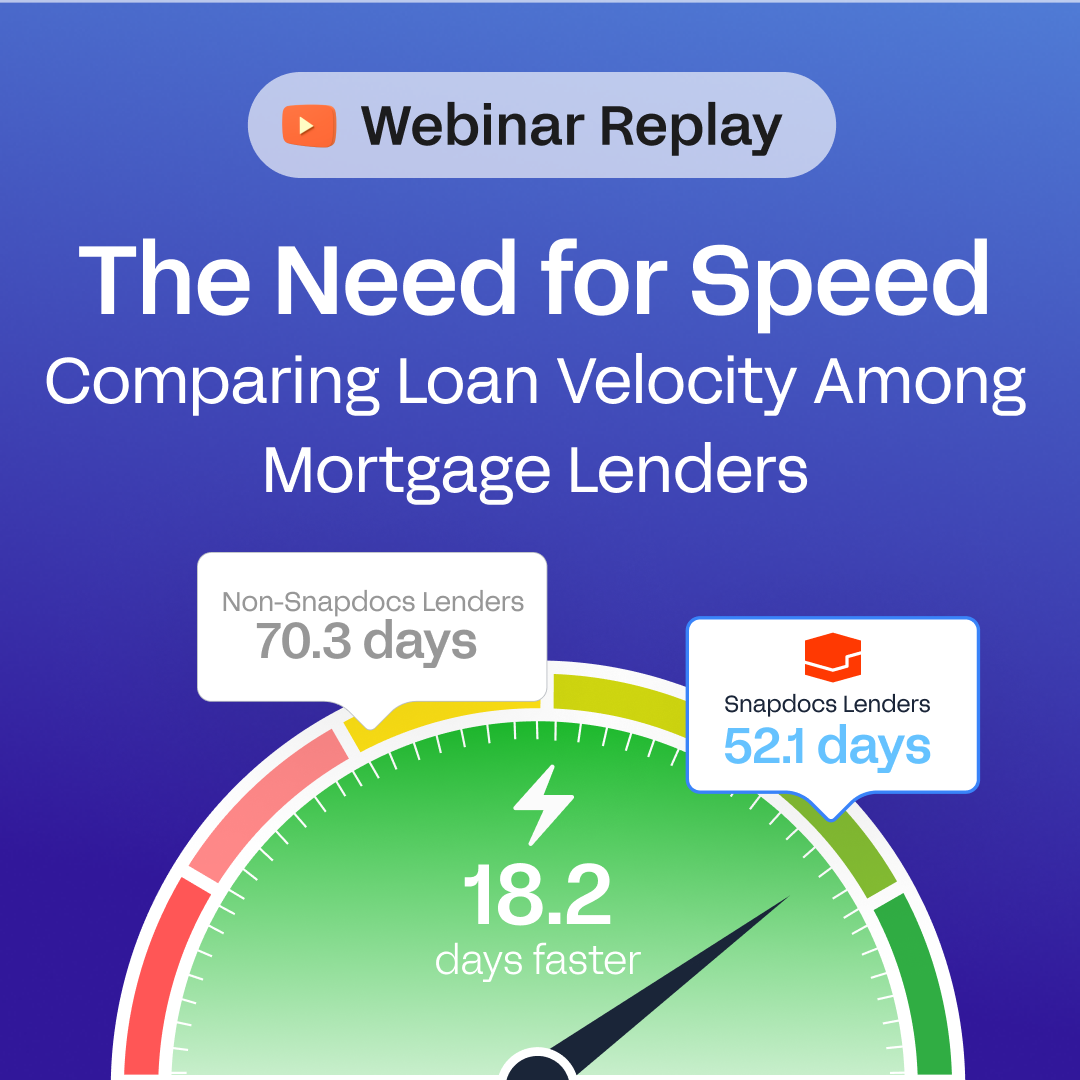 The Need for Speed: Comparing Loan Velocity Among Mortgage Lenders